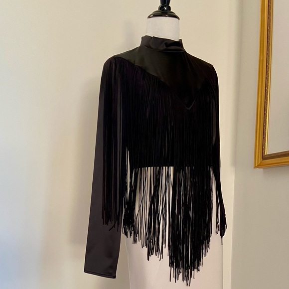Zara | Tops | Nwt Zara Fringed Top | Poshmark